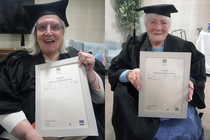 Très bien! Our residents ace French exam! | Sanctuary Care