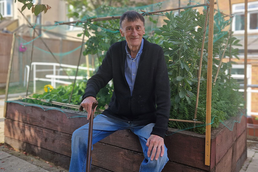 Meet Terry – relishing his role as gardening assistant | Sanctuary Care